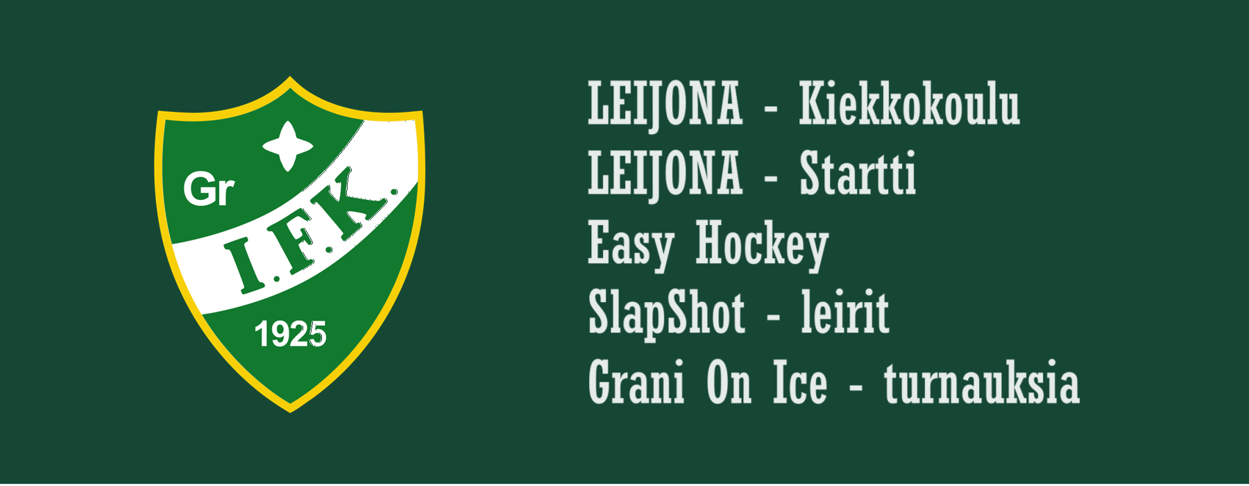 Etusivu | GrIFK Hockey